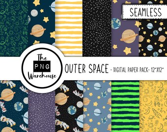 Outer Space Seamless - Etsy