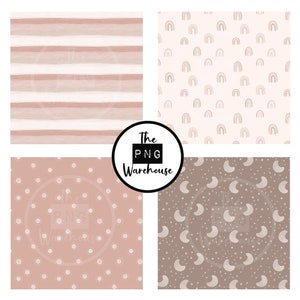 NEUTRAL BABY SHOWER - Digital Paper Pack - 12 Jpegs - Instant Download ...