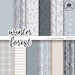 WINTER FOREST - Digital Paper Pack - 12 Jpegs - Instant Download ...