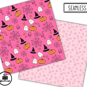 BRIGHT HALLOWEEN - Digital Paper Pack - 12 Jpegs - Instant Download ...
