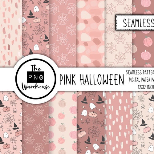 PASTEL HALLOWEEN Digital Paper Pack 12 Jpegs Instant - Etsy