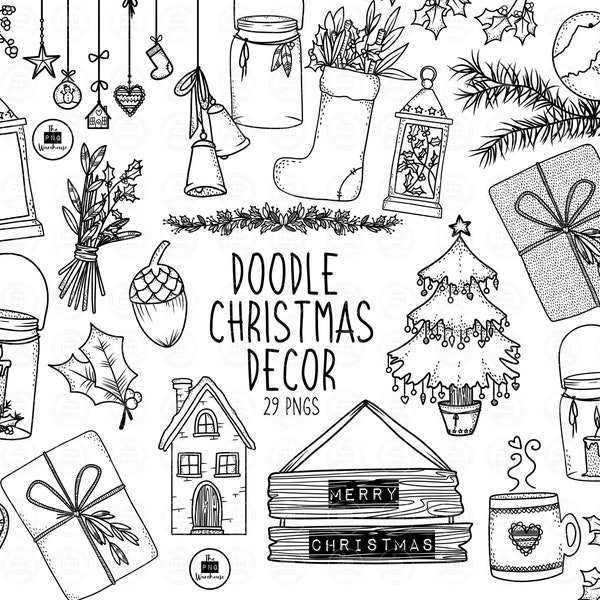 Christmas Golden Doodle Png - Etsy