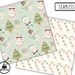 PASTEL CHRISTMAS Digital Paper Pack 12 Jpegs Instant - Etsy