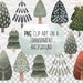 SCANDI BOHO TREES - 27 Pngs - Instant Download - 300dpi - Clip Art ...