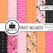 BRIGHT HALLOWEEN Digital Paper Pack 12 Jpegs Instant | Etsy