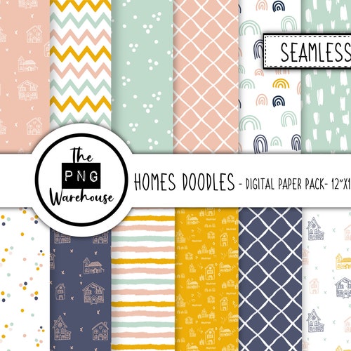 SAFARI ANIMALS PATTERNS Digital Paper Pack 12 Jpegs - Etsy