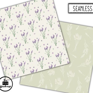 LAVENDER - Digital Paper Pack - 12 Jpegs - Instant Download - 300dpi ...