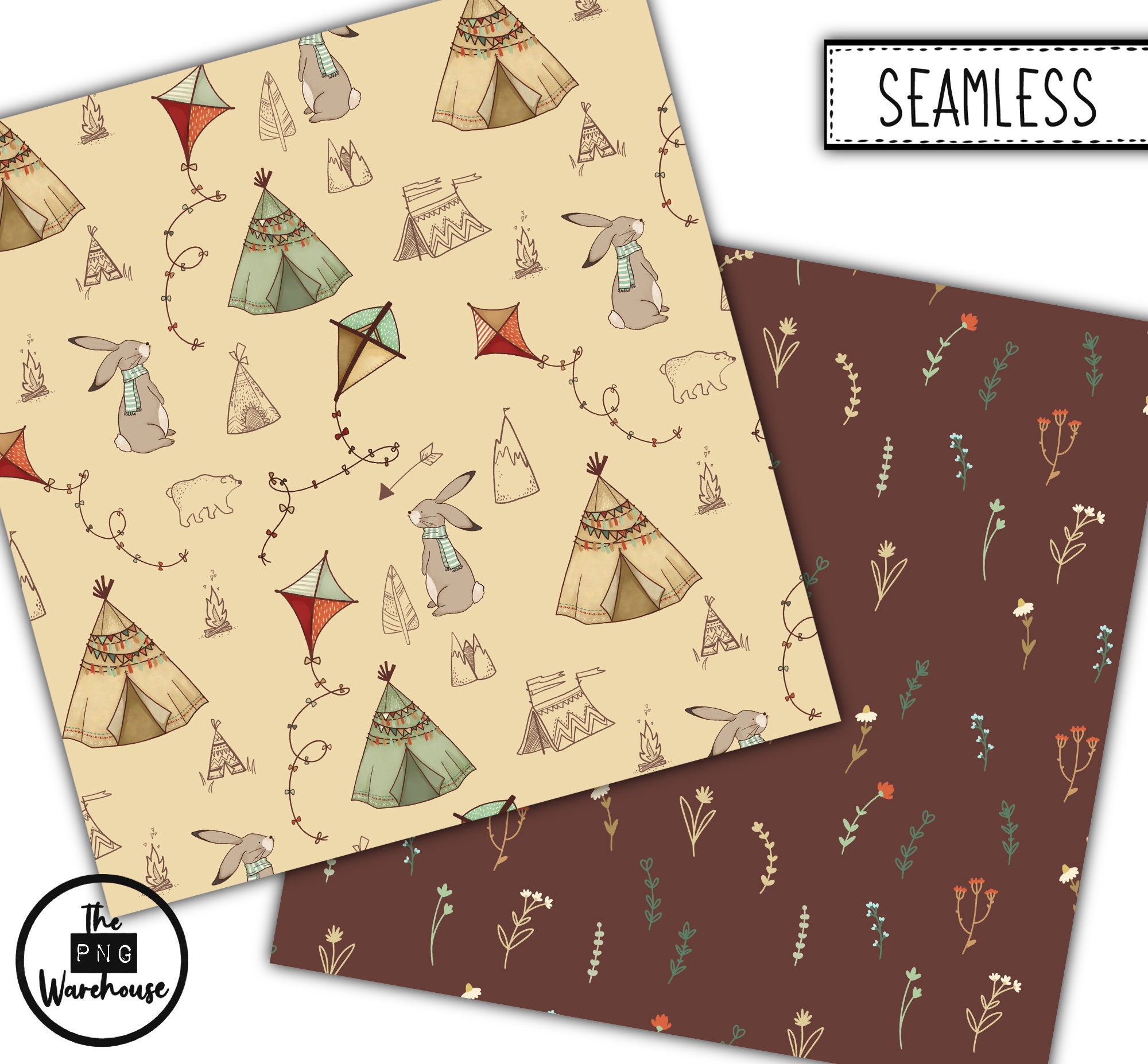 HAPPY PLAYTIME Digital Paper Pack 12 Jpegs Instant - Etsy