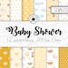 NEUTRAL BABY SHOWER - Digital Paper Pack - 12 Jpegs - Instant Download ...