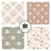 SOFT BOHO Patterns - Digital Paper Pack - 12 Jpegs - Instant Download ...