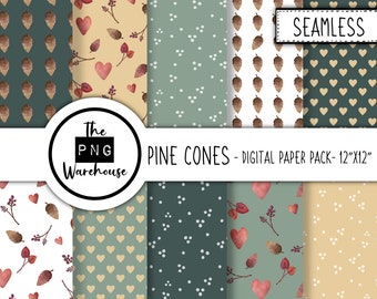 Cozy Digital Paper - Etsy