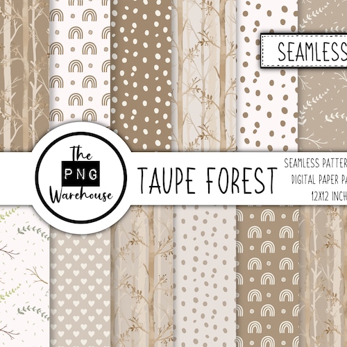 NEUTRAL BOHO PATTERNS Digital Paper Pack 12 Jpegs Instant - Etsy