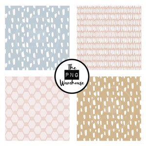 SCANDI DOODLES 3 - Digital Paper Pack - 12 Jpegs - Instant Download ...