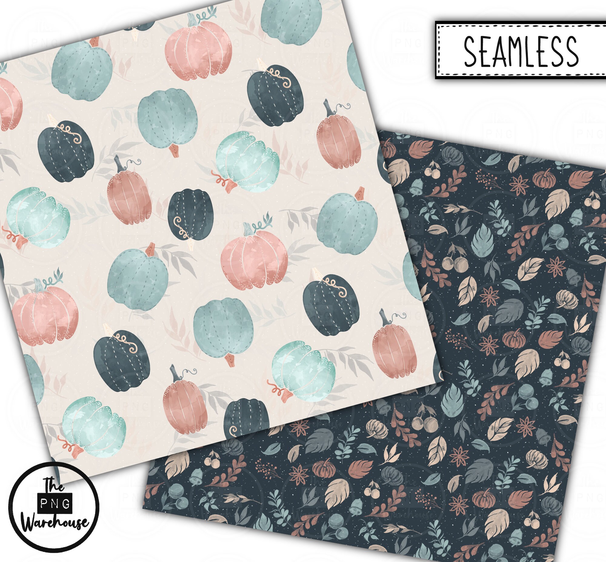 PUMPKIN SPICE - Digital Paper Pack - 12 Jpegs - Instant Download ...