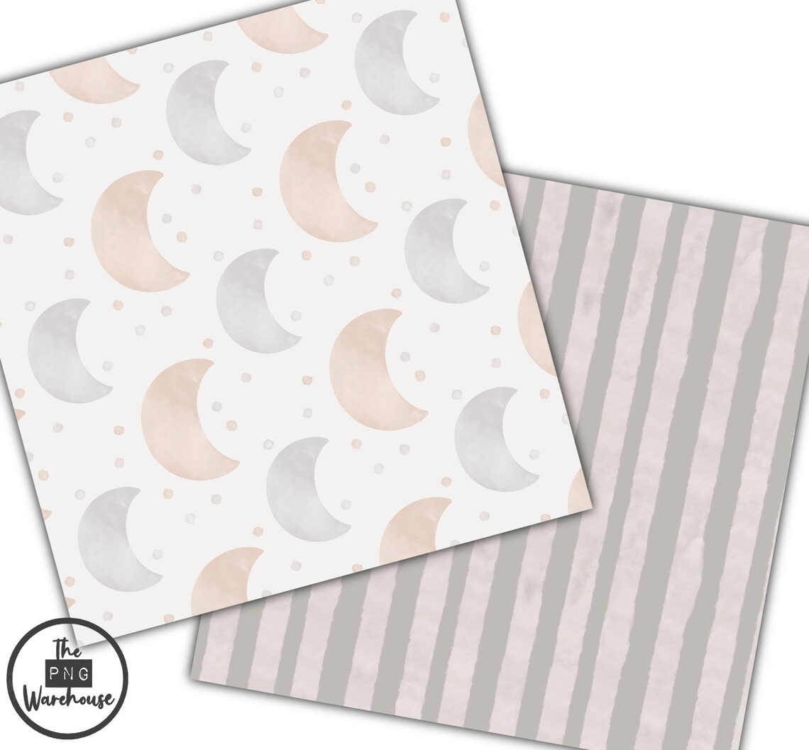WATERCOLOUR SWEET DREAMS - Seamless Digital Paper Pack - 12 Jpegs ...