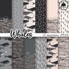 100 Seamless Fish Scale Digital Papers 12x12" 300 Dpi Commercial Use ...