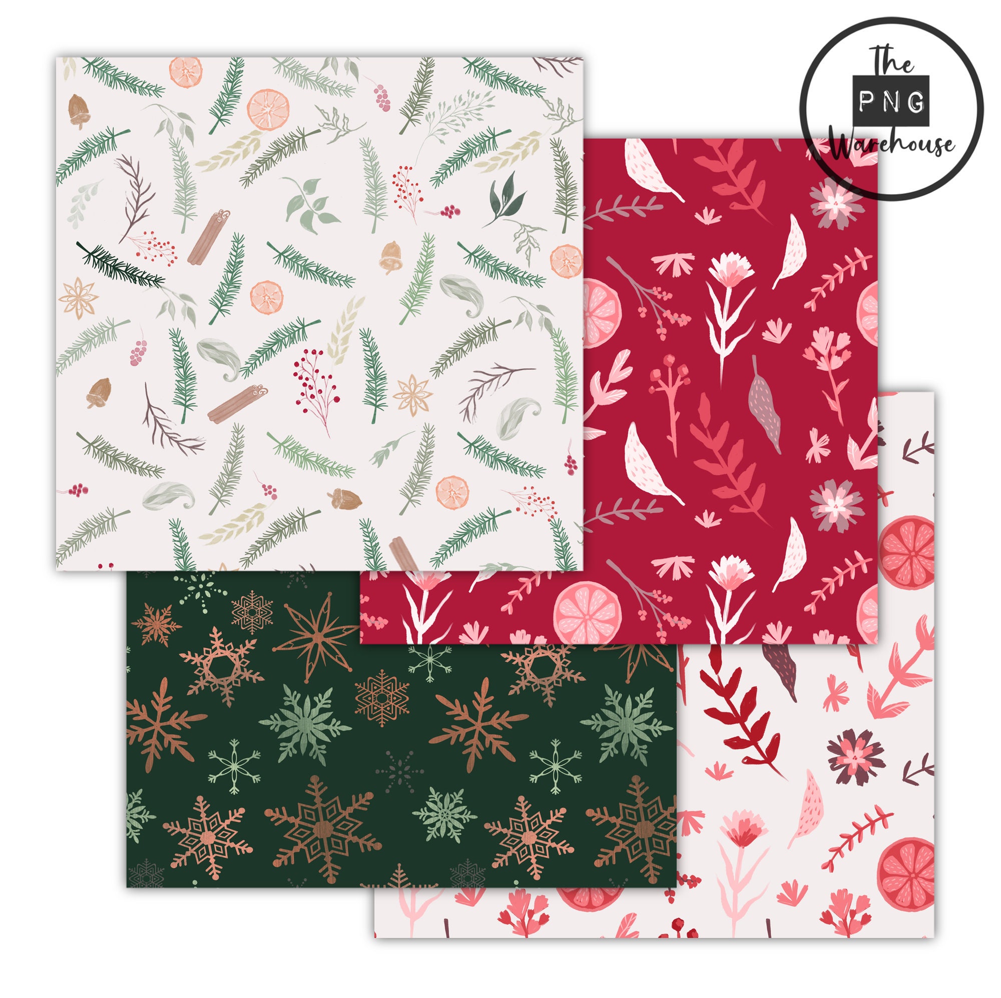 LITTLE ROBIN Digital Paper Pack 12 Jpegs Instant - Etsy