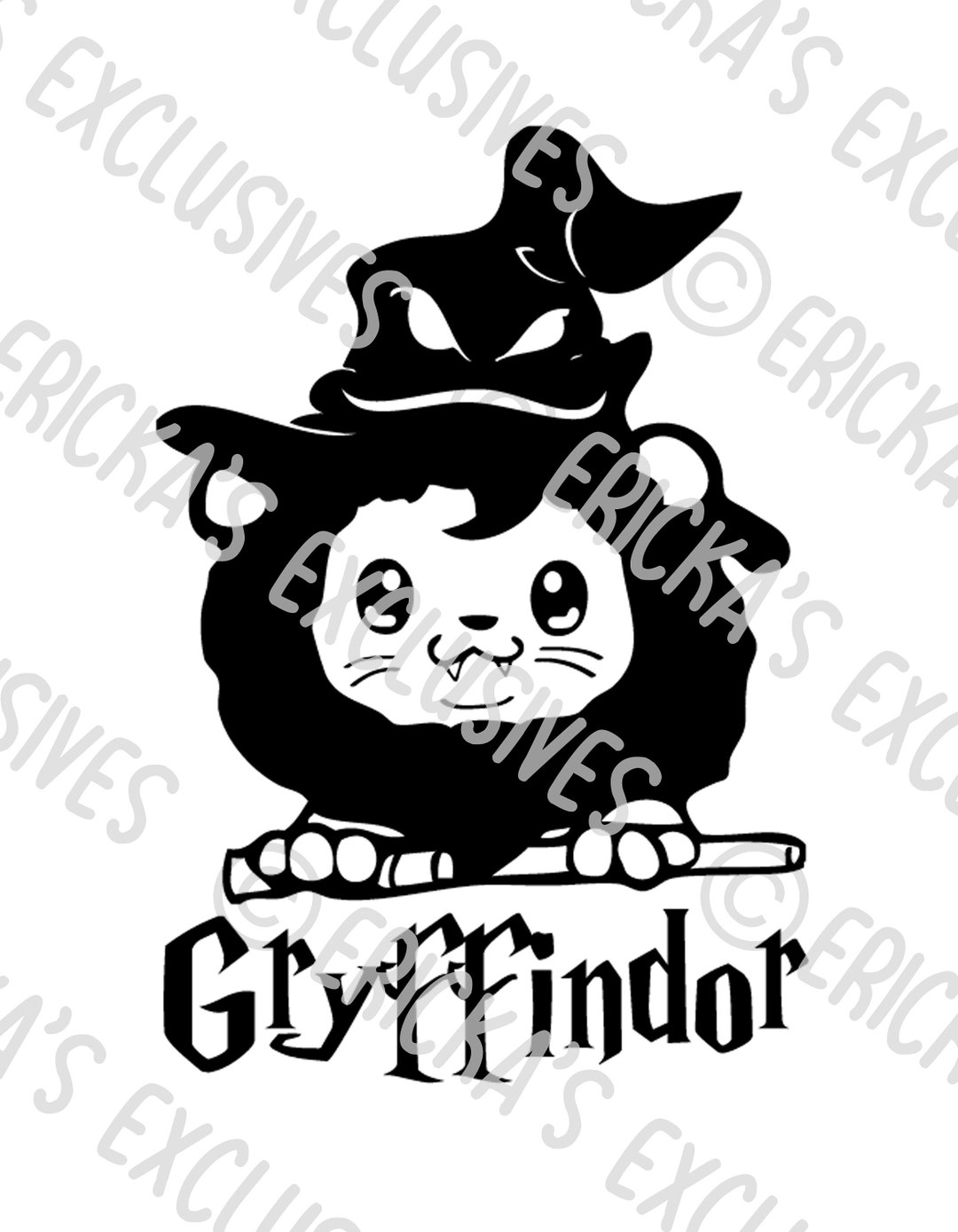 Gryffindor Lion Vinyl Decal - Etsy
