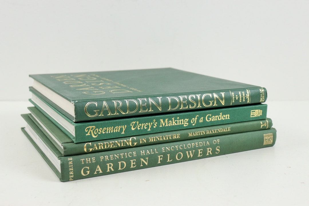 Vintage Gardening Books, Gift for Gardener, Gardening Reference Books ...