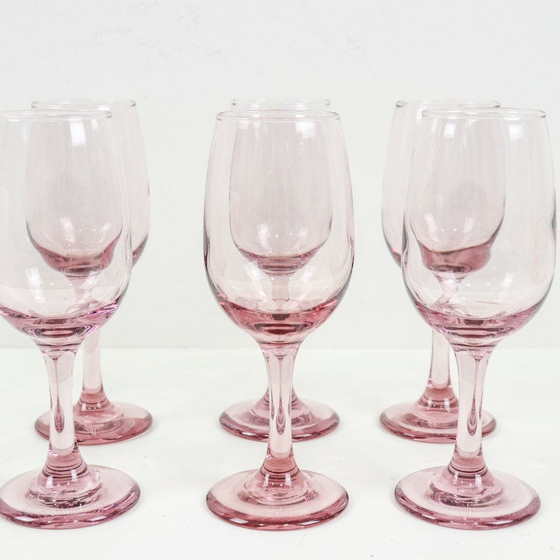 Pink Wine Glasses - Etsy