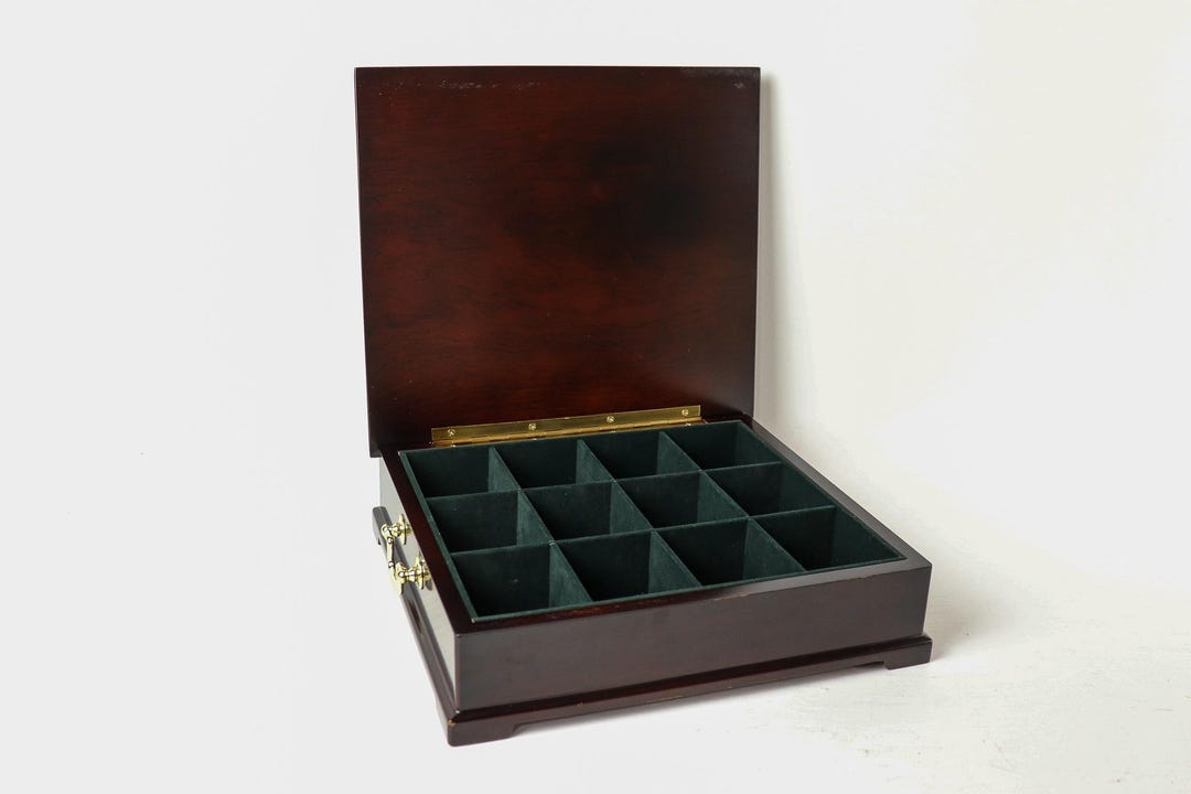 Bombay Company Wooden Tea Chest - Etsy