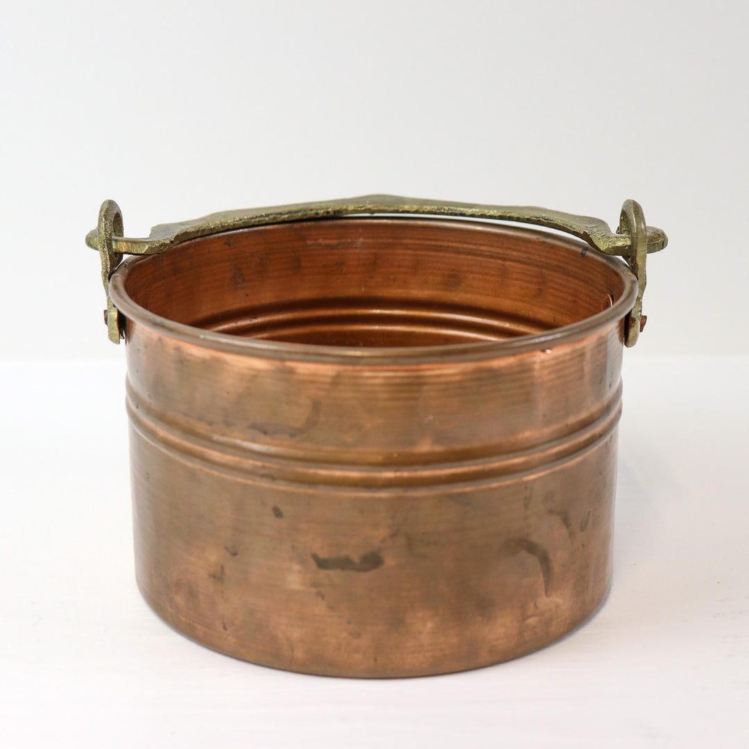 Copper Flower Pot, Copper Planter, Houseplant Pot, Houseplant Gift - Etsy
