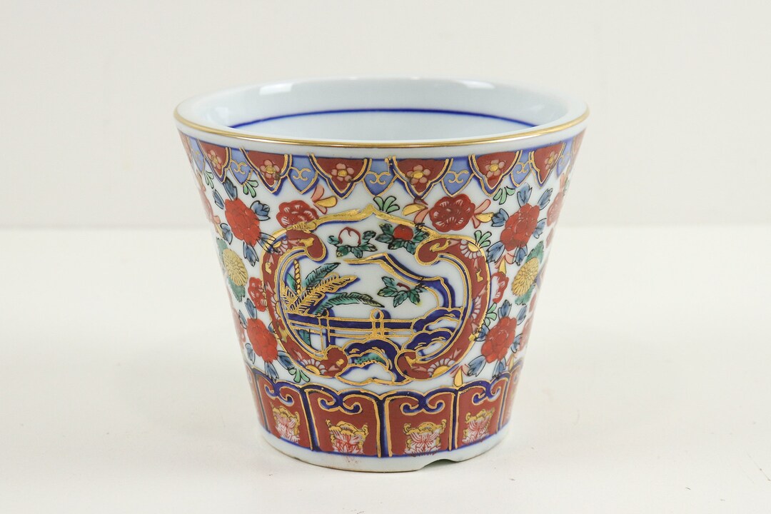 Gold Imari Planter Imari Flower Pot Gold Imari Japan - Etsy