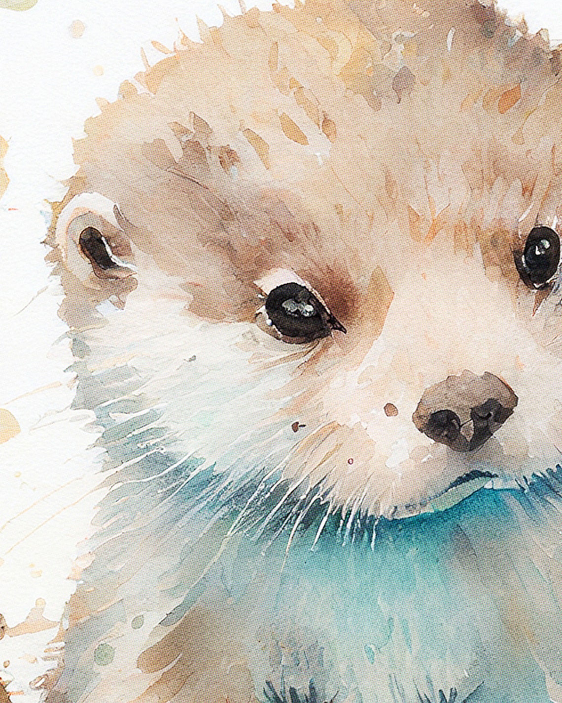 Otter Printable Wall Art, Nursery Wall Decor, Watercolor Otter Painting ...