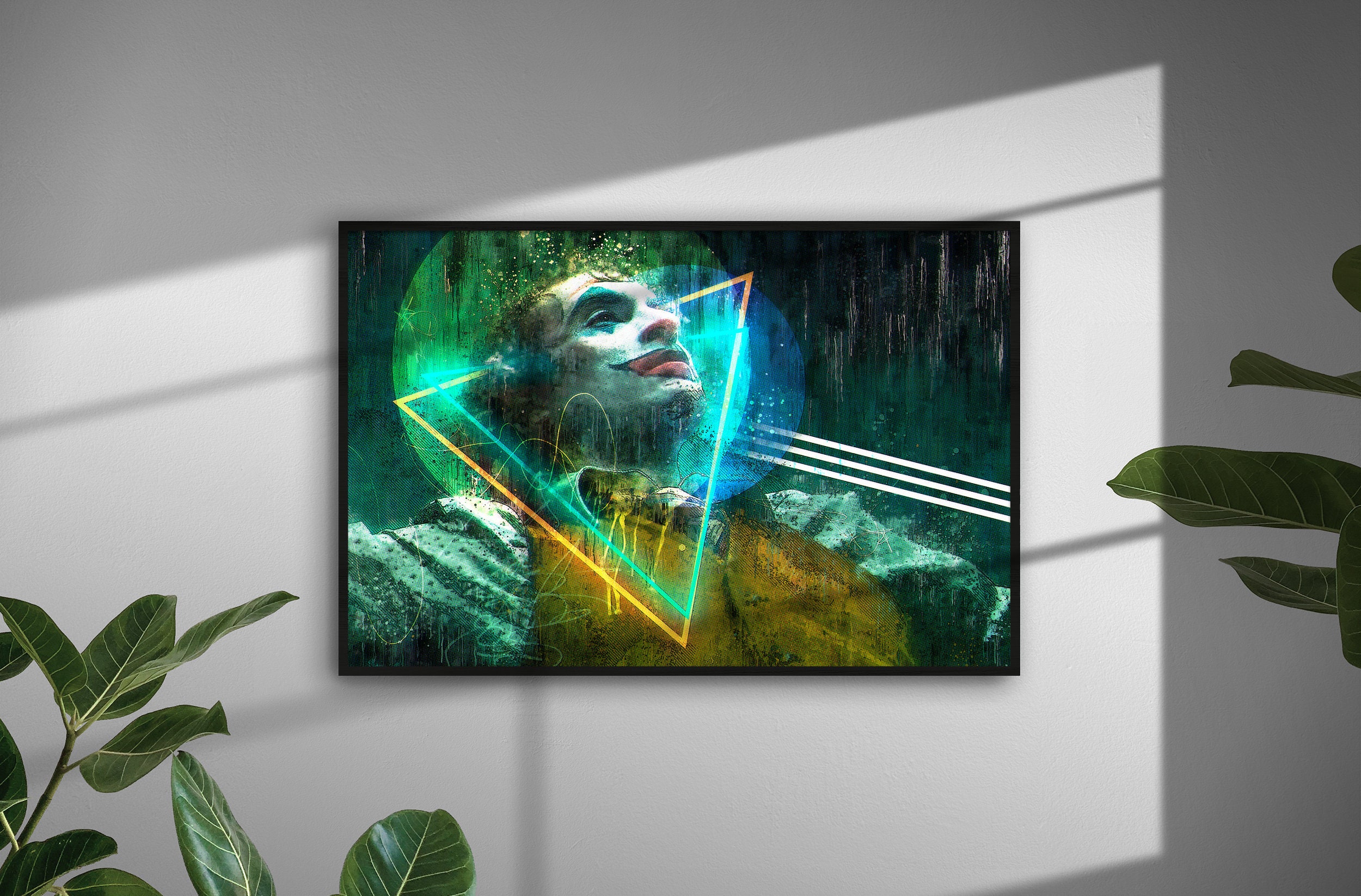 Joker Abstract Print - Instant Download - Abstract Painting - Art Print ...