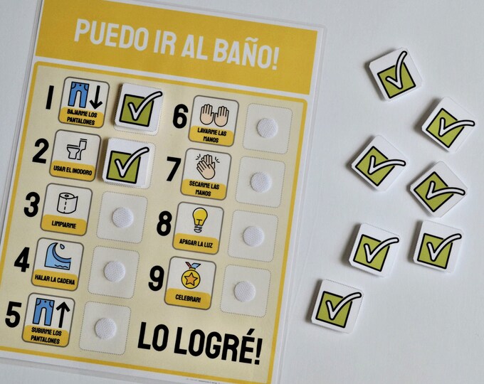 Tabla De ENTRENAMIENTO Para Ir Al BAÑO imprimible - Etsy