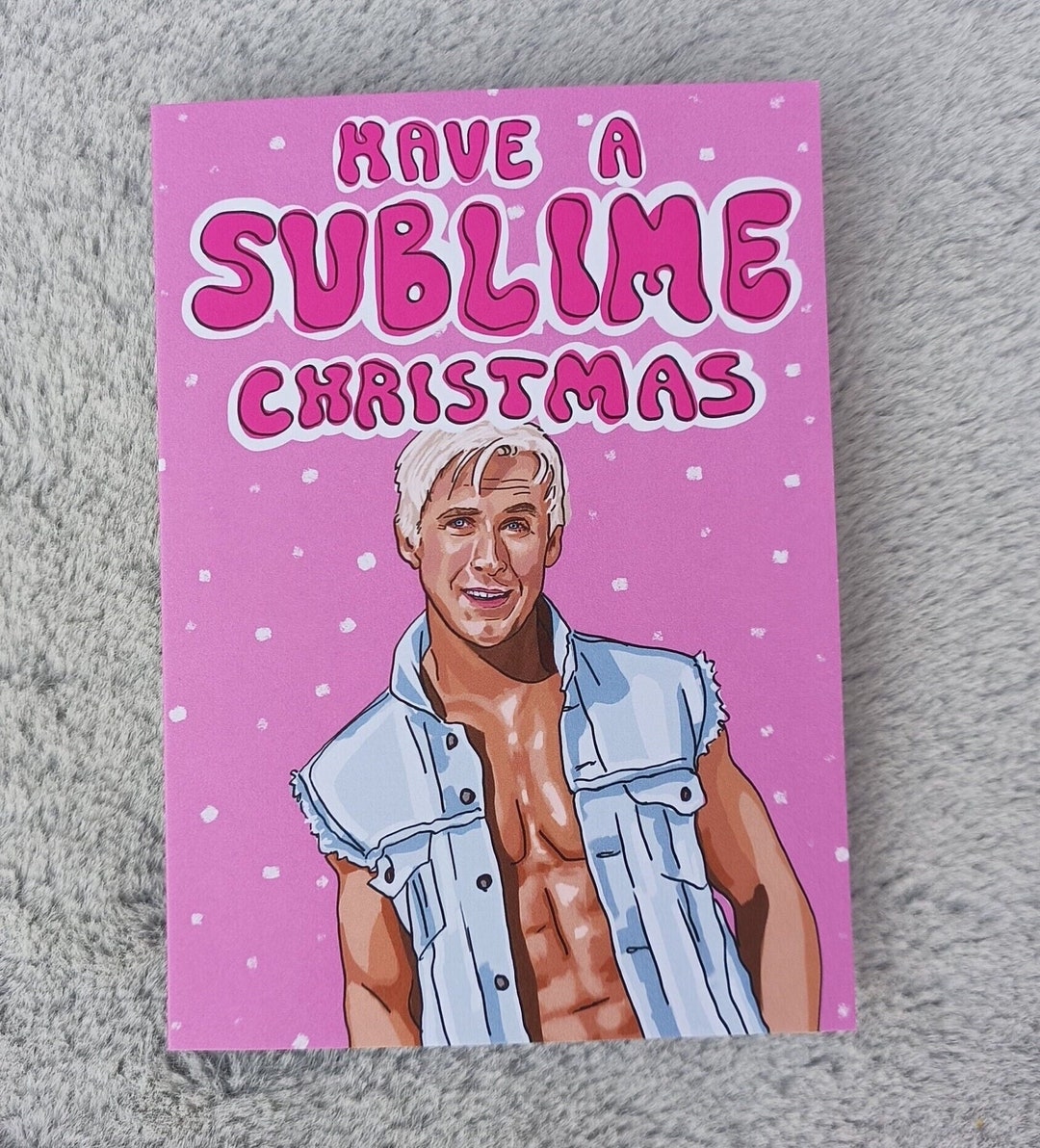 Barbie Ken Sublime Christmas Card A6 - Etsy UK