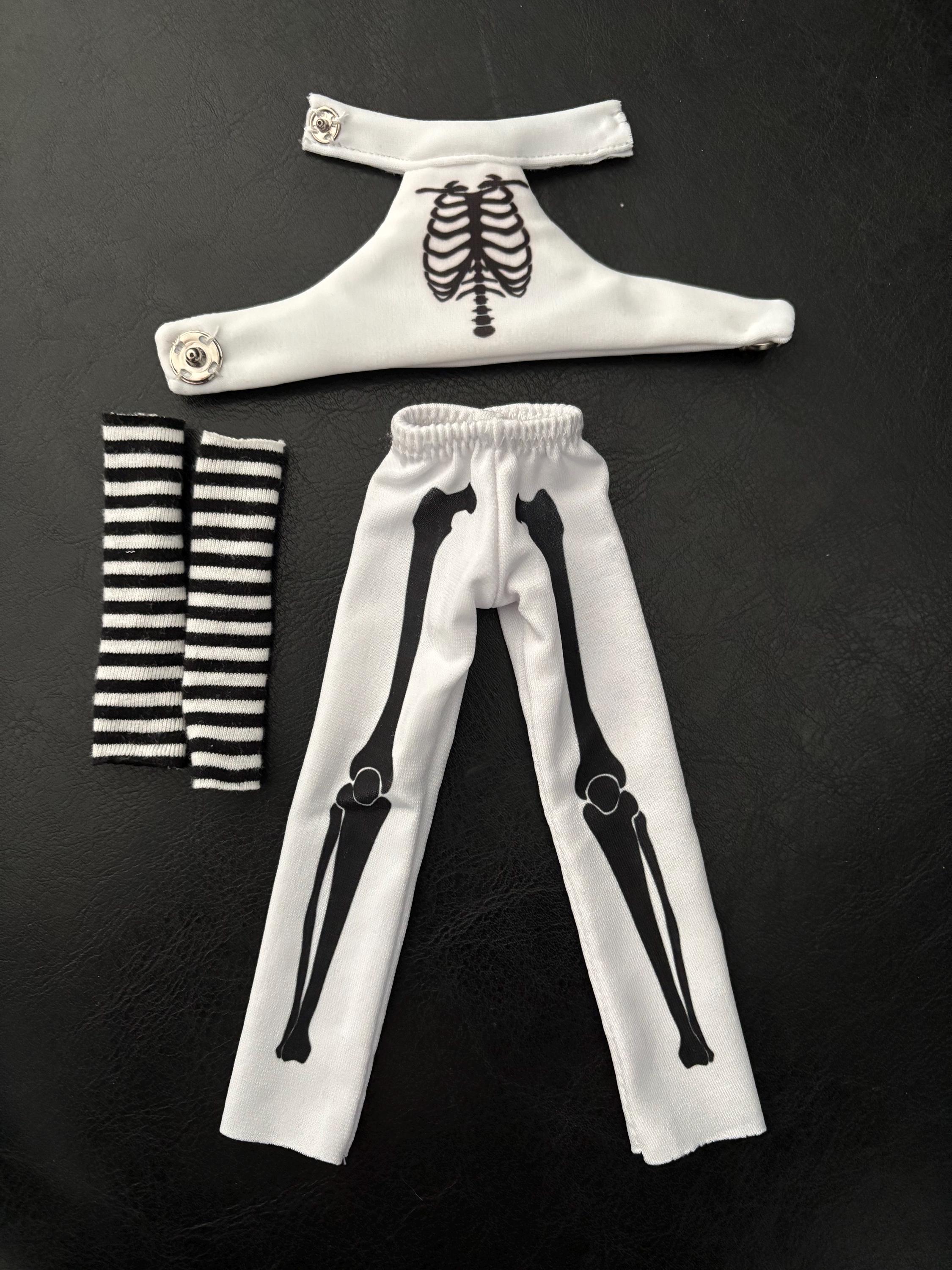 Skeleton Outfit for 12" Slimline Boy Dolls, EAH, MH, BTS - Etsy