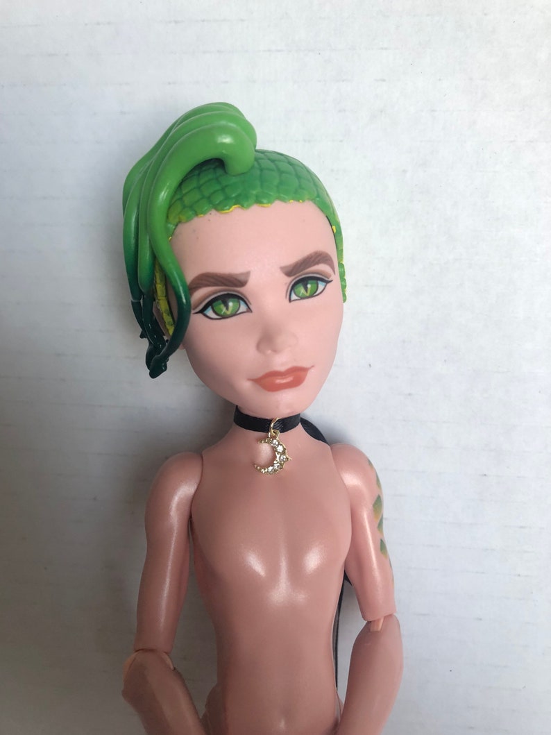 Slimline Fashion Doll Choker, Ribbon With Crystal Charm - Etsy