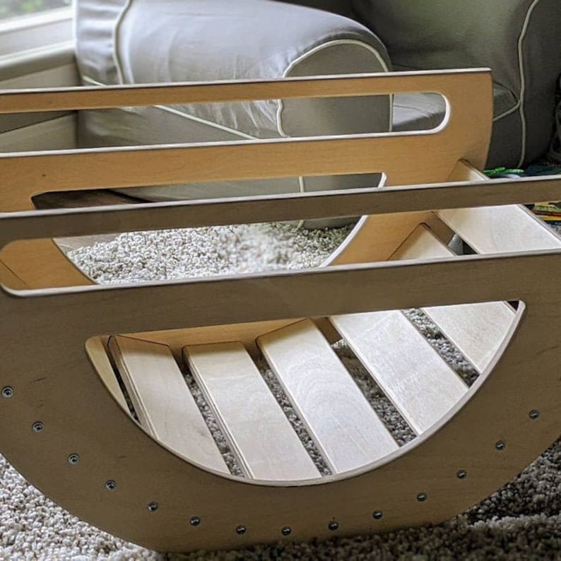 Montessori Rocker Mini Climbing Arch Wood Rocker - Etsy