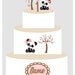 Cake Topper Panda Tree - Etsy