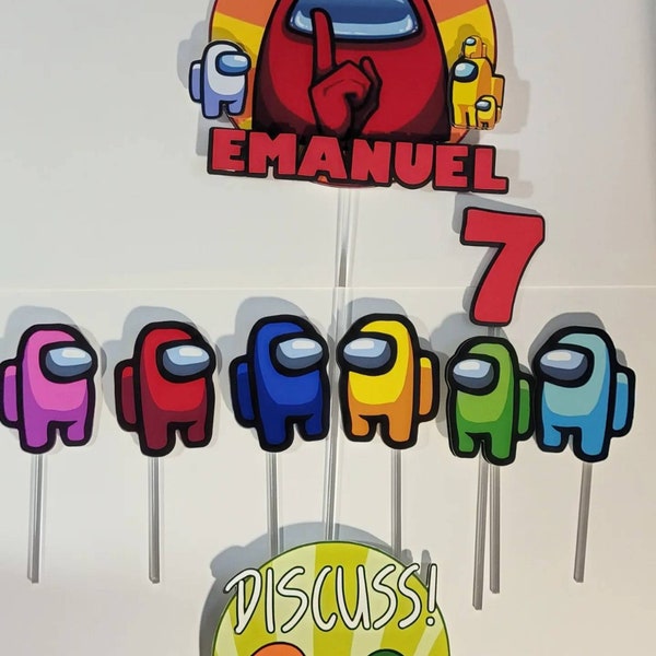 Among Us Cake - Etsy