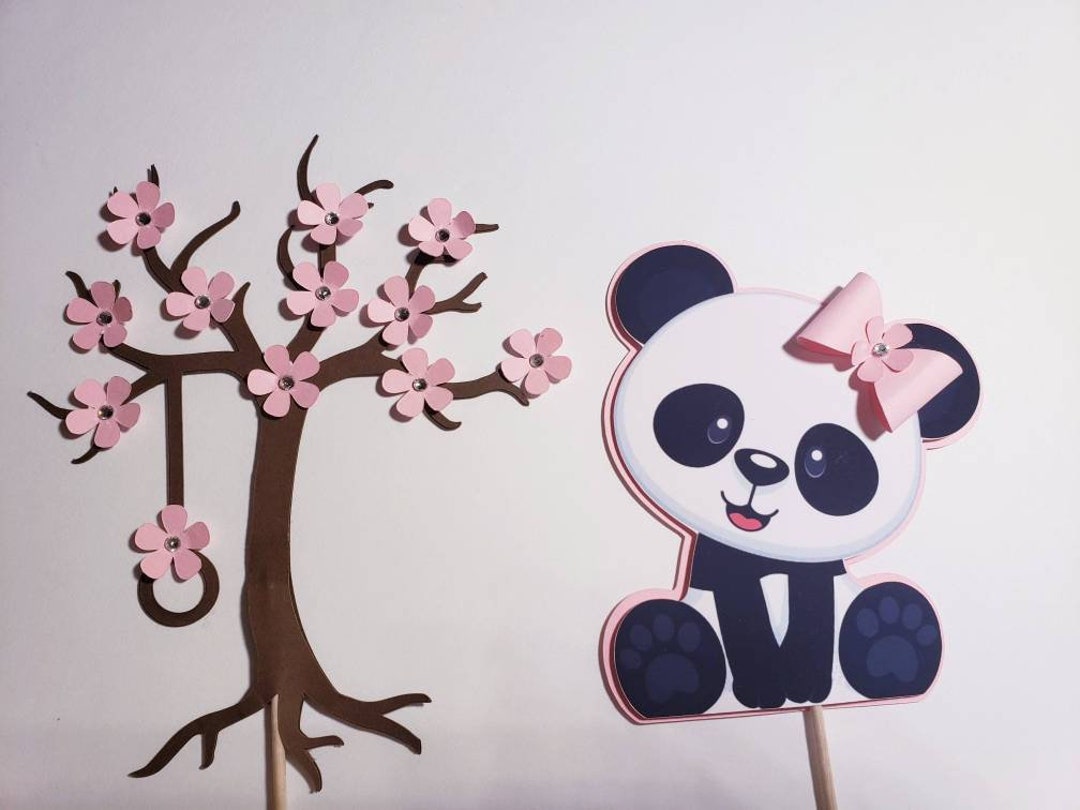 Cake Topper Panda Tree - Etsy