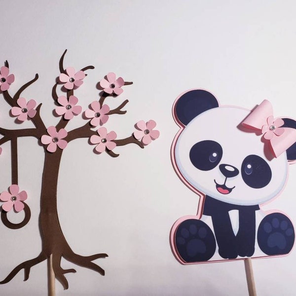 Panda Cake Topper - Etsy