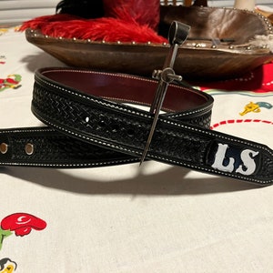 Basket Stamp Belt With Brand or Initials - Etsy