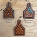 Handmade Leather Ear Tag Key Chains Personalized With Your - Etsy