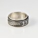Angel Number 333 Spinning Silver Ring - Etsy