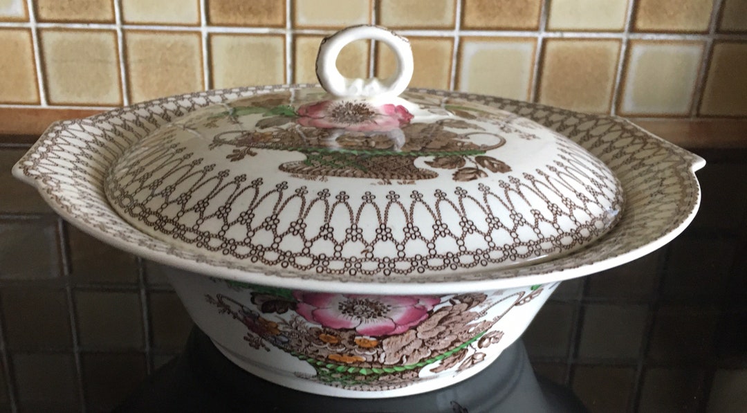 Vintage 1950’s Tureen Myott, Son & Co - Unused - Etsy