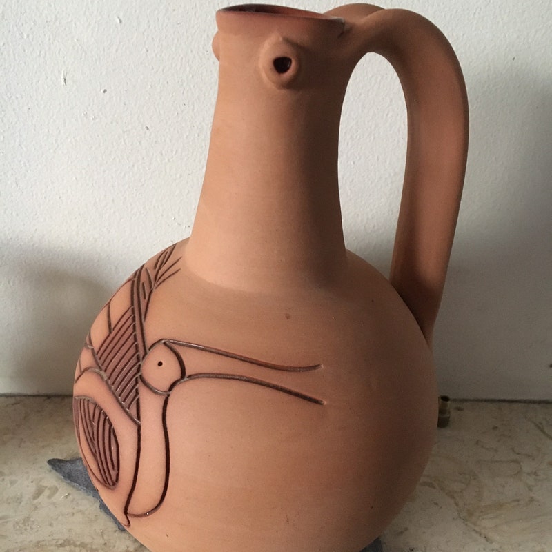 Clay Pitcher - Etsy