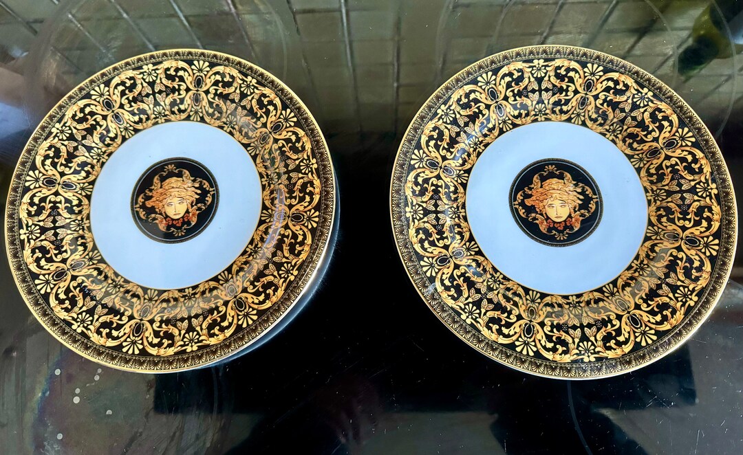 Vintage Side Plates Set of 2 - Etsy