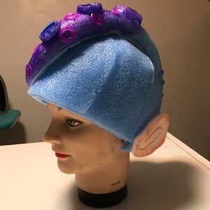 Comicon Blue Wig, Foam Octi Wig, Octopus Tentacle, Splatoon Style ...