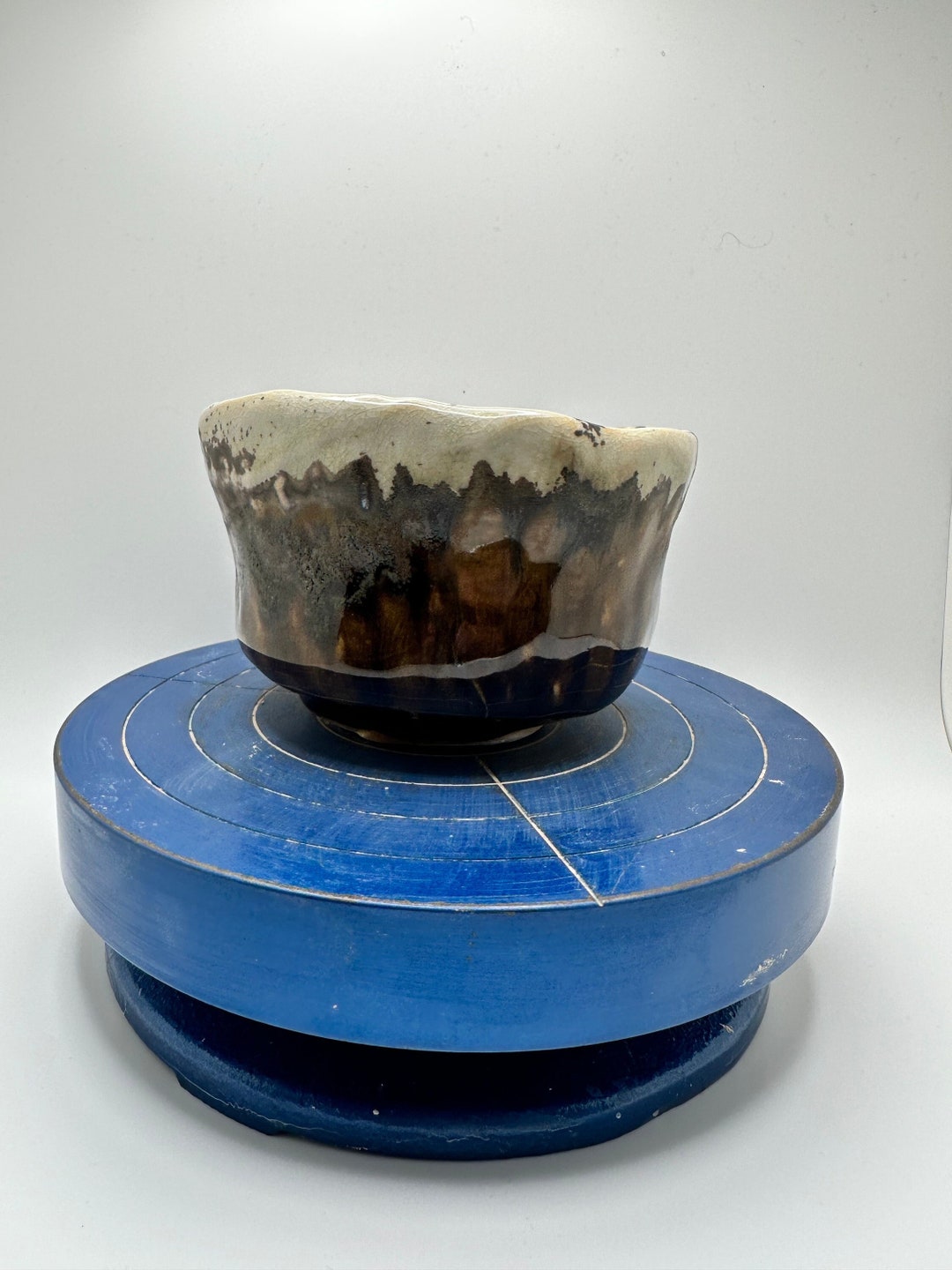 Hand-built Chawan Style Bowl/cup Soda Fired - Etsy