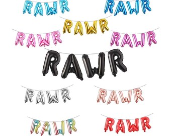 Three Rex Balloons 3 Rex Balloons Dinosaur Party T Rex Balloon Dinosaur ...