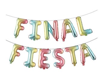 Final Fiesta Balloons Bachelorette Party Decorations - Etsy