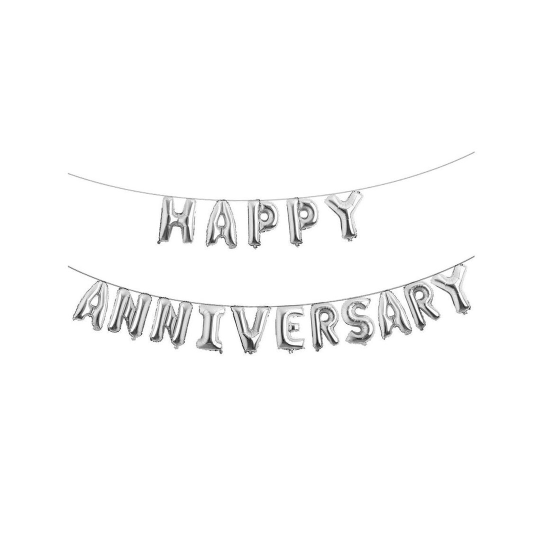Happy Anniversary Balloons Happy Anniversary Decoration Etsy