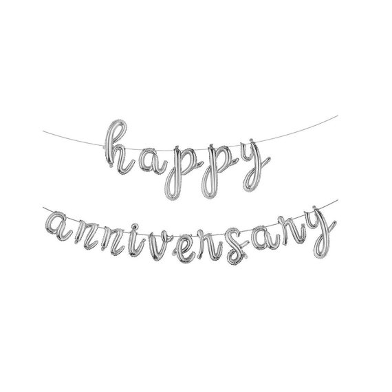 Happy Anniversary Balloons Happy Anniversary Decoration Etsy